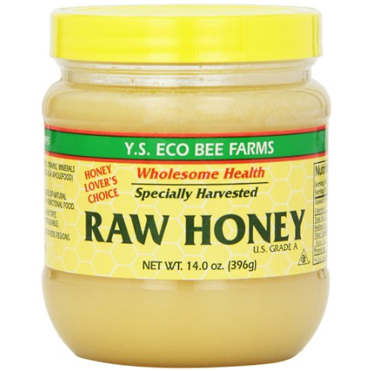 YS Organic Bee Farms - Healthy Honey (Raw), 14 oz