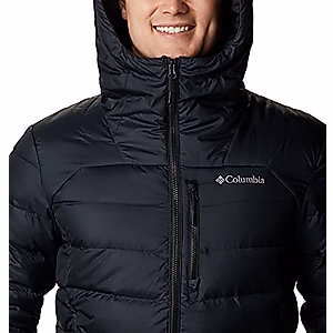Columbia Men's Autumn Park Down Hooded Jacket, Black, XX-Large