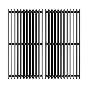 BBQ-PLUS Cooking Grates for Charbroil Commercial TRU-Infrared 2 Burner 463644220 463632320 463642316 463675016 463644220 G369-0030-W2,Cast Iron Grill Grids Replacement Parts for Charbroil,2 Pack