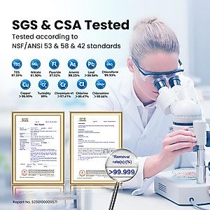 Waterdrop K19-H Countertop Reverse Osmosis System, 𝐈𝐧𝐬𝐭𝐚𝐧𝐭 𝐇𝐨𝐭 Water Dispenser, 4 Stage Reverse Osmosis Water Filter Countertop, 3:1 Pure to Drain, 4 Temperature Options, No Installation