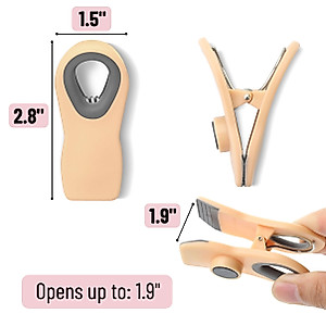 Mr. Pen- Magnetic Chip Clips, 6 Pack, Muted Morandi Chip Clips, Bag Clips, Food Clips, Bag Clips for Food, Chip Bag Clip, Chip Clips Magnetic, Chip Bag Clips, Clips for Food Packages, Kitchen Clips