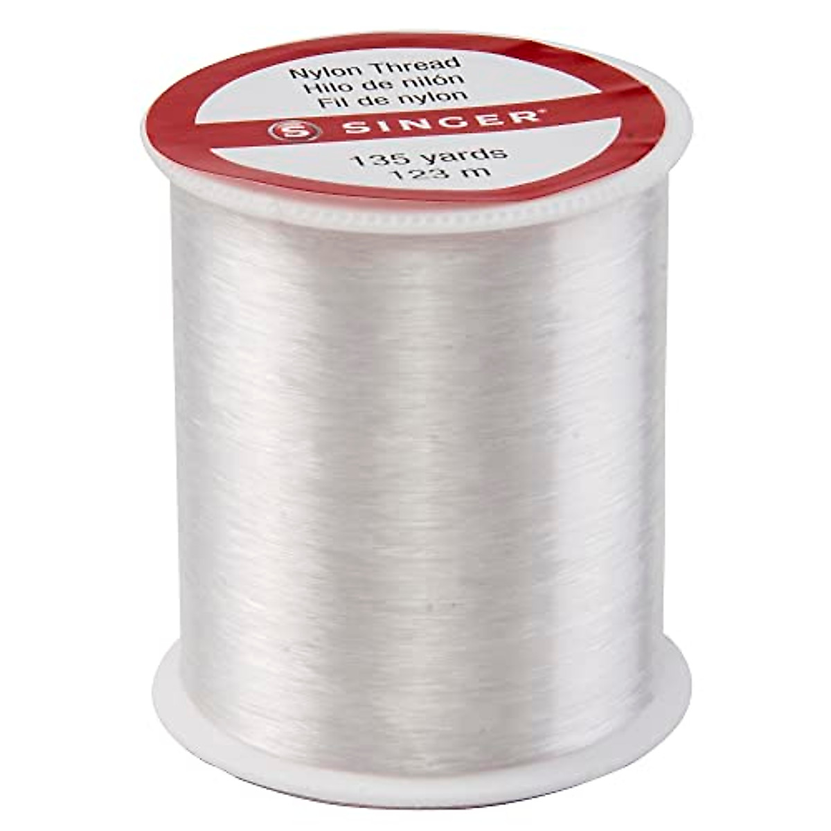 SINGER 00260 Clear Invisible Nylon Thread, 135-Yard