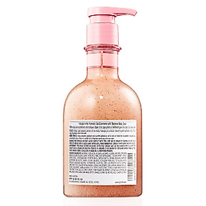VEILMENT NATURAL SPA 2-in-1 BODY WASH & BODY SCRUB BLACK ROSE(13.53fl.oz) - Natural Exfoliating Salt Scrub for Deep Cleansing - Effective on Scars & Wrinkles - Exfoliate & Moisturize Skin Polishes