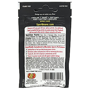 Jelly Belly Sport Beans - Energizing Jelly Beans - Assorted Flavors, Pack of 24