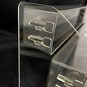 MineSign Nail Polish Holder Organizer Clear Acrylic Nail Polish Tray Fingernail Polish Display case 3 layers Essential Oils Holder Makeup Organizer