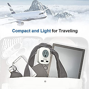 European Plug Adapter, Foval International Travel Power Adaptor with 2 USB, 4 in 1 US to Europe Travel Plug Adapter for France, Italy, Germany, Spain, Greece (Type C) (2 Pack)