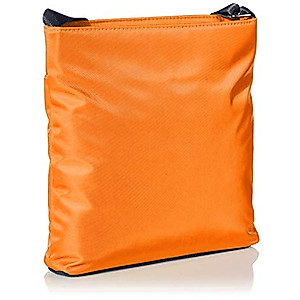 Nautica womens Diver Nylon Small Crossbody Bag Purse With Adjustable Shoulder Straps Cross Body, Seaport Sunset (Orange), One Size US