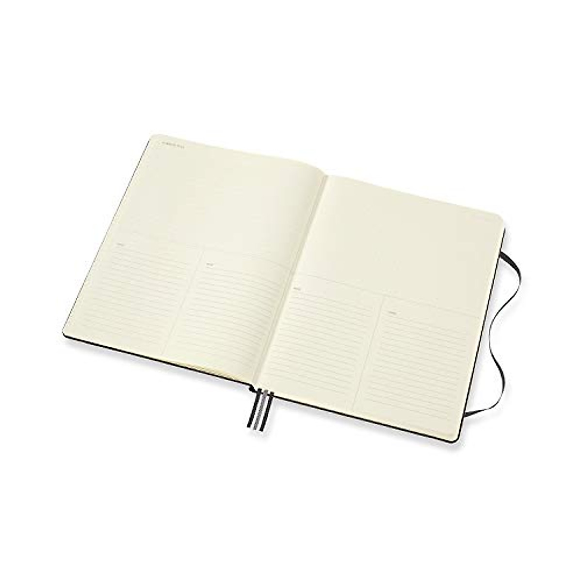 Moleskine PRO Project Planner, Hard Cover, XL (7.5" x 9.5") Black, 288 Pages