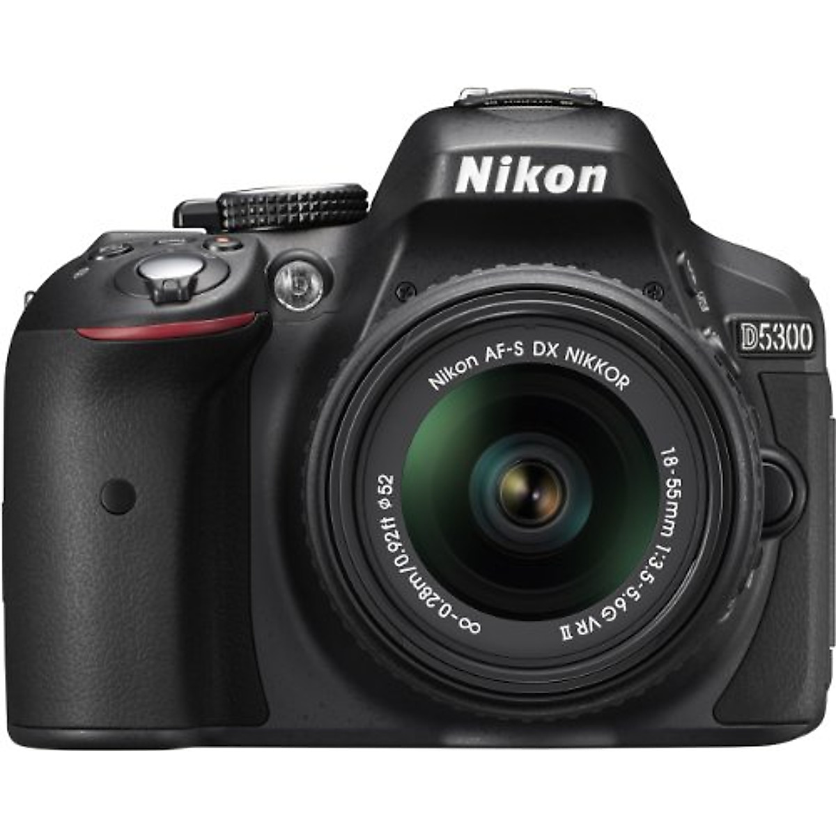 Nikon D5300 Digital SLR with 18-55mm VR II Compact Lens Kit - Black (24.2 MP) 3.2 inch LCD