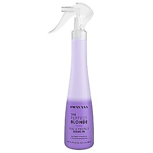 PRAVANA The Perfect Blonde Seal & Protect Leave-In Conditioner | Neutralizes Brassy, Yellow Tones | For Color-Treated Hair | Detangles, Protects, Moisturizes Strands | 10.1 Fl Oz