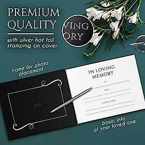 in Loving Memory Funeral Guest Book, Funeral Guestbook with Pen, Memorial Service Guest Book, Memorial Guest Book, Memorial Book, Funeral Book, Signature Book, Funeral Book Guest (FGB001)