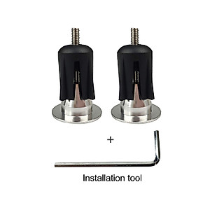 PLATT Bicycle Bar End Plugs Aluminum Bike Handlebar Cap for Road Bike Mountain Bike BMX (One Pair)