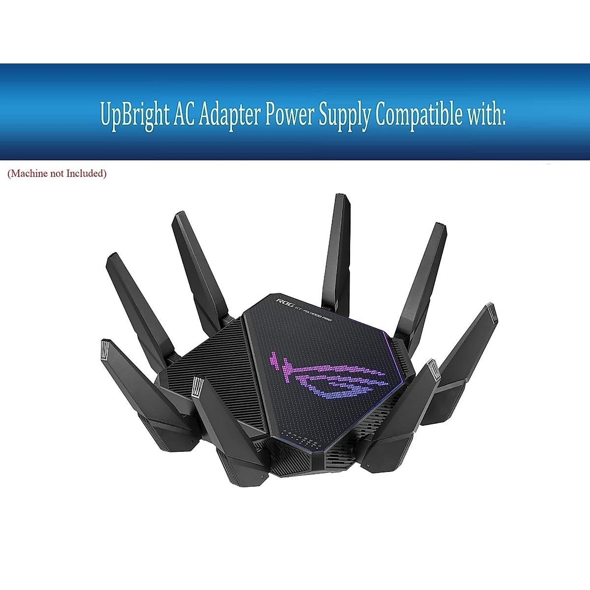 UpBright 19V 3.42A AC/DC Adapter Compatible with ASUS ROG GT-AX11000 Pro Swift PG248Q MG248 Chromebox CN62 VivoMini VM65 DC19V 3420mA 3400mA 3950mA 19VDC 3.4A 3.95A 65W 75W Power Battery Charger PSU