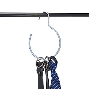 Home Storage Set of 5 Belt Ring Hanger Portable Multi-use Closet Organizer for Belts Ties Scarves