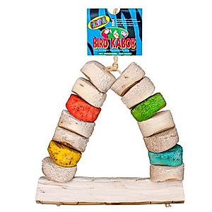 Bird Kabob 8-1/2-Inch Carnival Chewable Perch