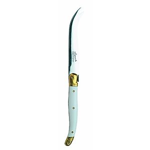 Jean Dubost Laguiole Cheese Knife in Craft Box, Stainless Steel Blade, Ivory