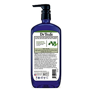 Dr Teal's Ultra Moisturizing Body Wash Relax and Relief with Eucalyptus Spearmint, 24 Fluid Ounce