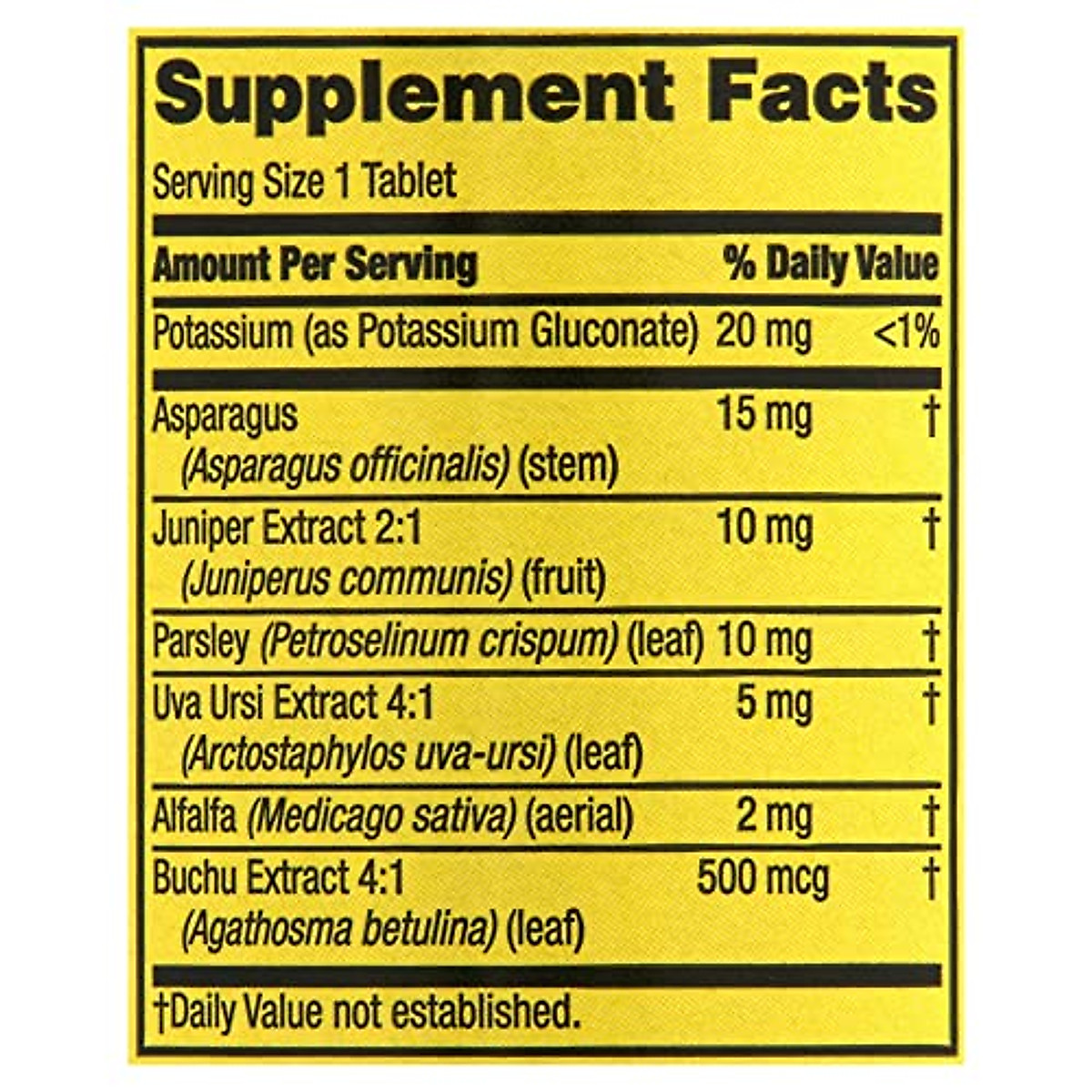 Spring Valley Water Pills Dietary Supplement, 60 Tablets