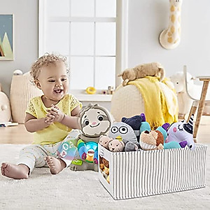 BAIYOUKE 2 Pack Storage Baskets, Foldable Organizing Basket Bin for Home, Nursery, Closet & Shelves Organization | Storage Basket Cube Shelf Organizer (Black and White Plaid)