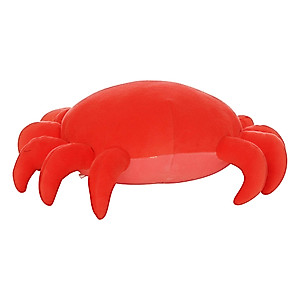 Manhattan Toy Crabby Abby Velveteen Sea Life Toy Crab Stuffed Animal, 12"