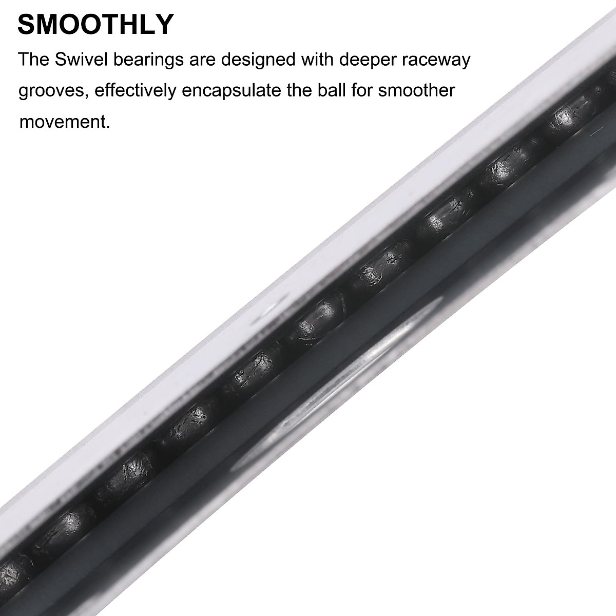 Lswteiz 12Inch Lazy Susan Hardware 5/16" Thick Round Lazy Susan Turntable Bearing Plate, Rotating Swivel Base Plate with 1000lbs Load Capacity, Lazy Susan Turntable Base for Serving Tray, Kitchen