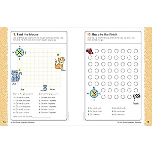 My First Grade Geography Workbook: 101 Games & Activities To Support First Grade Geography Skills (My Workbook)