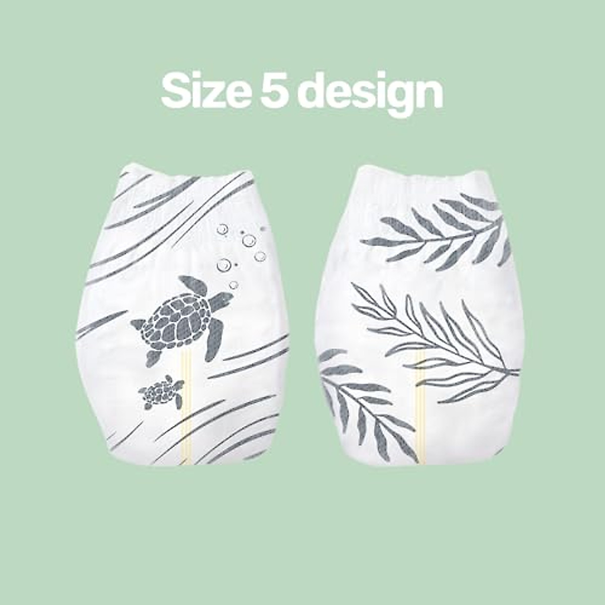 PARASOL Clear+Dry Disposable Diapers | RashShield Protection, Leakproof Design, Hypoallergenic Diaper Set | Size 5 (26+ lbs.) 48 Count