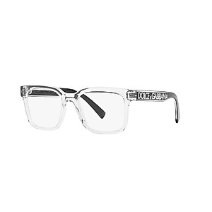 Dolce & Gabbana DG 5101 3133 Crystal Plastic Square Eyeglasses 52mm
