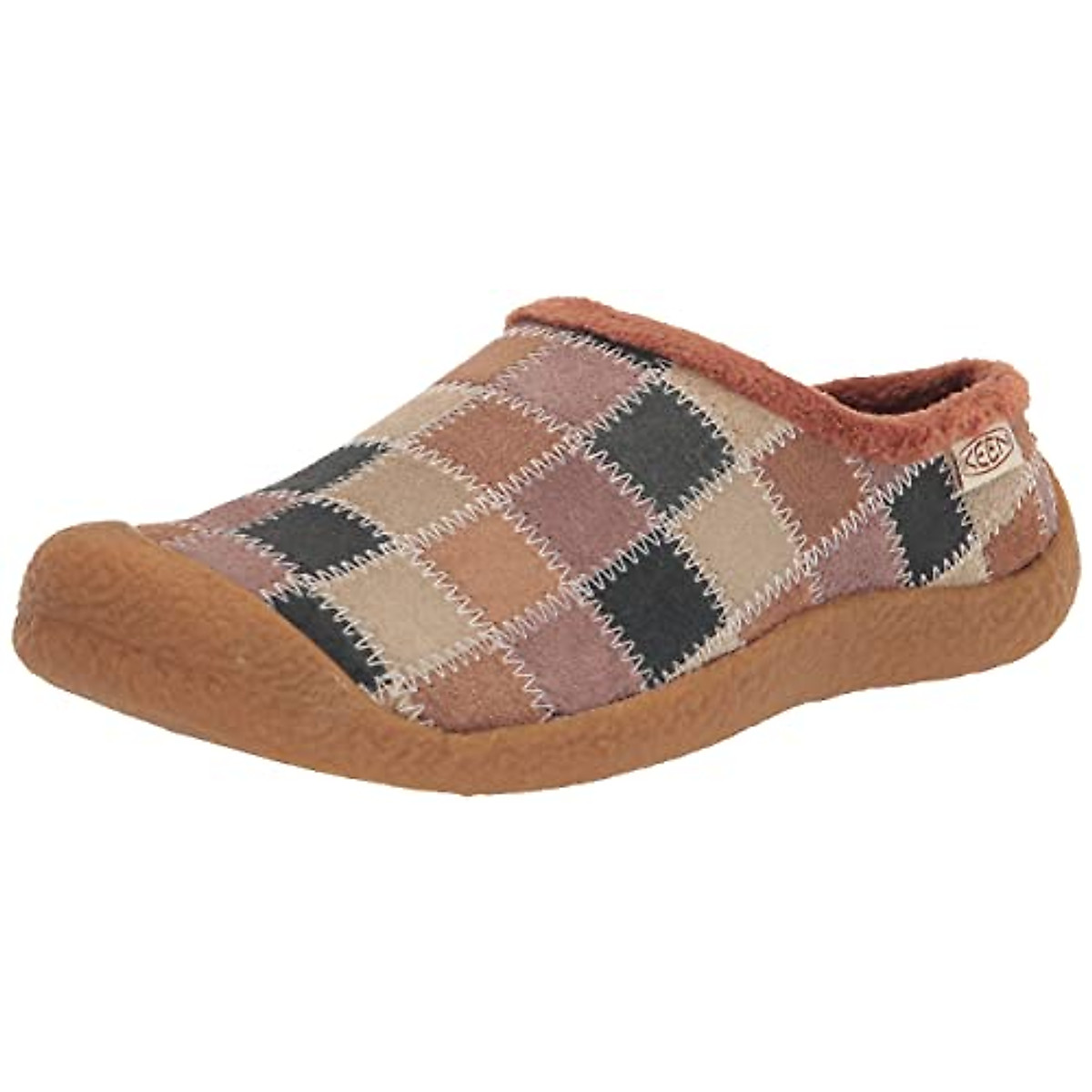 KEEN Women's Howser Harvest Casual Comfortable Leather Slip On Mule, Patchwork, 10.5