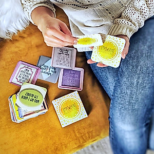 Sunny Present Empowering Questions Cards - 52 Self Care Cards for Mindfulness & Meditation, Writing, or Any Other Process You Choose - The Original Deck