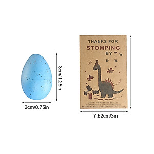 Dinosaur Party Favors Funny Mini Dinosaur Toys Dinosaur Birthday Party Supplies 24 Pack Dino Eggs and 24 Hatching Card Bulk Gifts Novelty Birthday Party Decorations for Kids Boys Girls Toddler