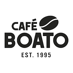 Cafe Boato Moka Pot 6 cup espresso, Black, Coffee Maker Stovetop, italian espresso