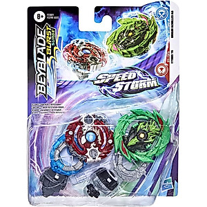 Hasbro Beyblade Burst Surge Speed Storm Twin Pack Origin Achilles A6 and Tyros T6