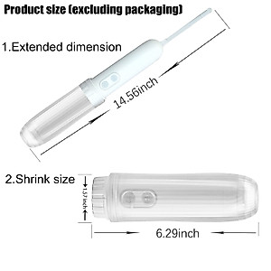 New-Star Portable Bidet Foldable Handheld Personal Travel Bidet, 180° Adjustable Water Pressure, Rear Wash for Personal Hygiene Cleaning/ Soothing Postpartum Care/ Perineal & Hemmoroid Treatmen (pink)