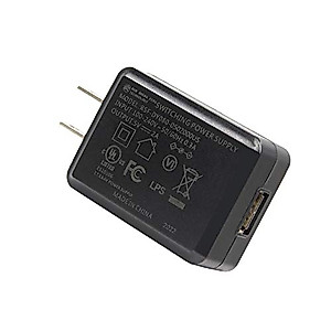 USB Wall Charger 5V 2A Power Adapter with 10W US Plug Block for Tablets and Phones with Power Delivery (Black 1pack)