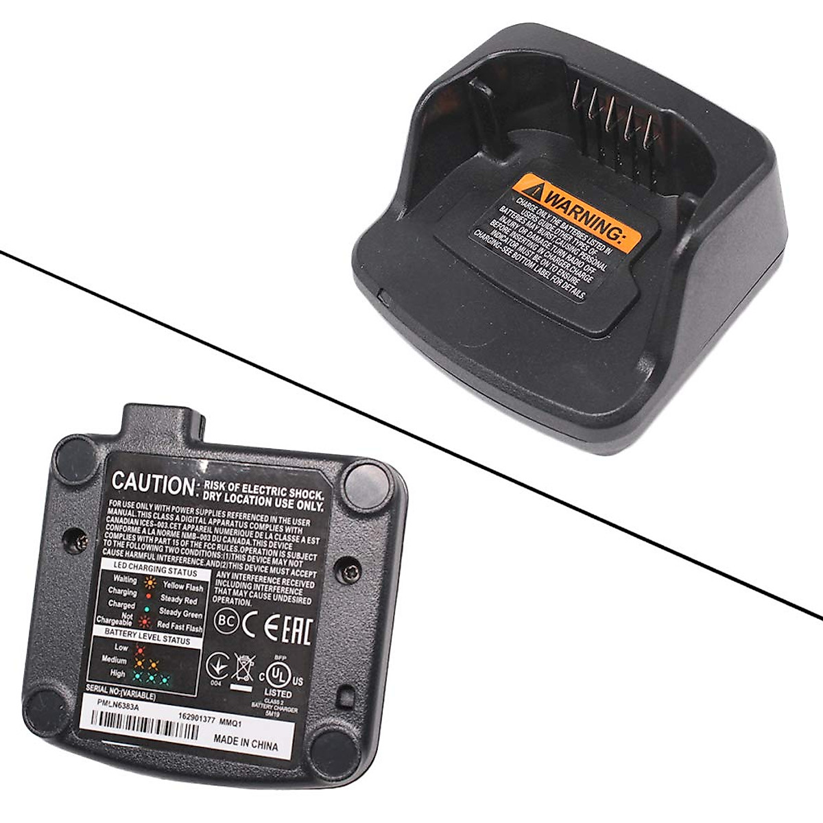 Aimtobest PMLN6394 PMLN6394A Charger Compatible for Motorola Radio RMU2040 RMU2080D RMU2080 RMV2080 RMM2050 XT420 XT460 PMNN443A PMNN4434