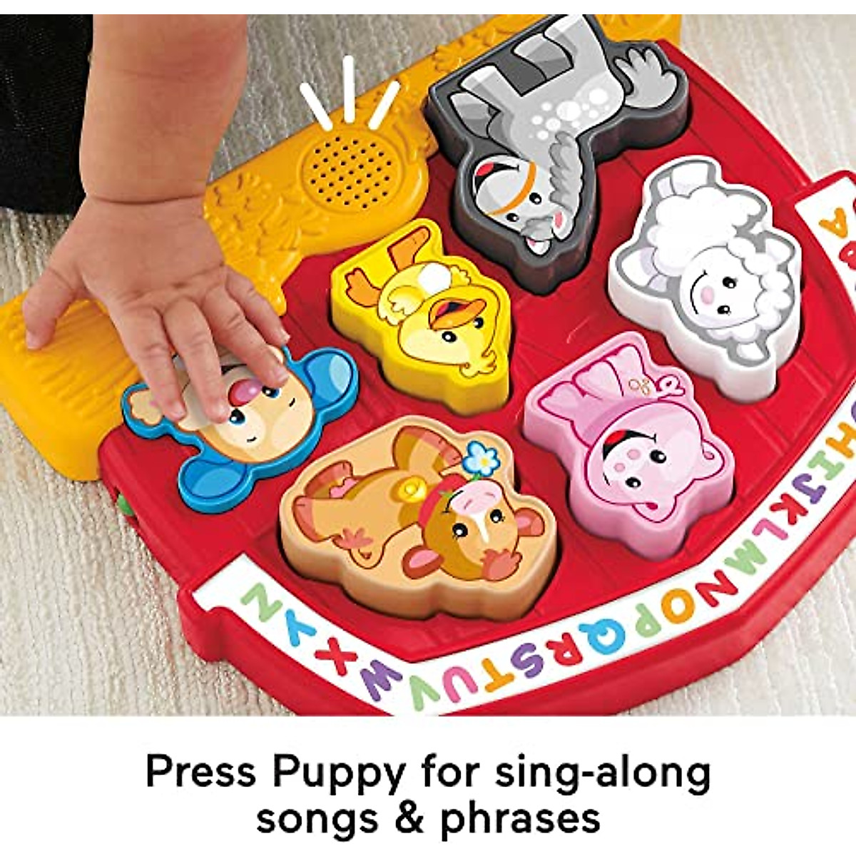 Fisher-Price Laugh & Learn Toddler Shape Sorting Toy Farm Animal Puzzle With Music & Sounds For Ages 1+ Years