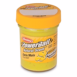 Berkley PowerBait Natural Scent Trout Bait ,Corn Yellow