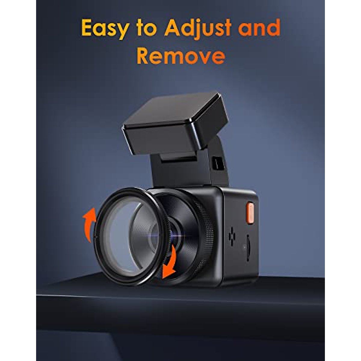 【Bundle: Vantrue E1 Lite 1080P WiFi Mini Dash Cam with GPS and Speed + CPL + Type C USB Hardwire Kit】 E1 Lite 1080P WiFi Mini Dash Cam with GPS and Speed, Free APP, Voice Control
