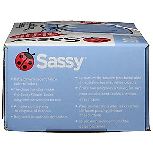 Sassy Baby Disposable Diaper Sacks, 200 Count, Packaging may vary