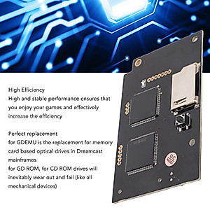 Optical Drive Simulation Board, Simulation Board Card Heat Dissipation Optical Drive Simulation Board for GDEMU Game for SEGA Dreamcast