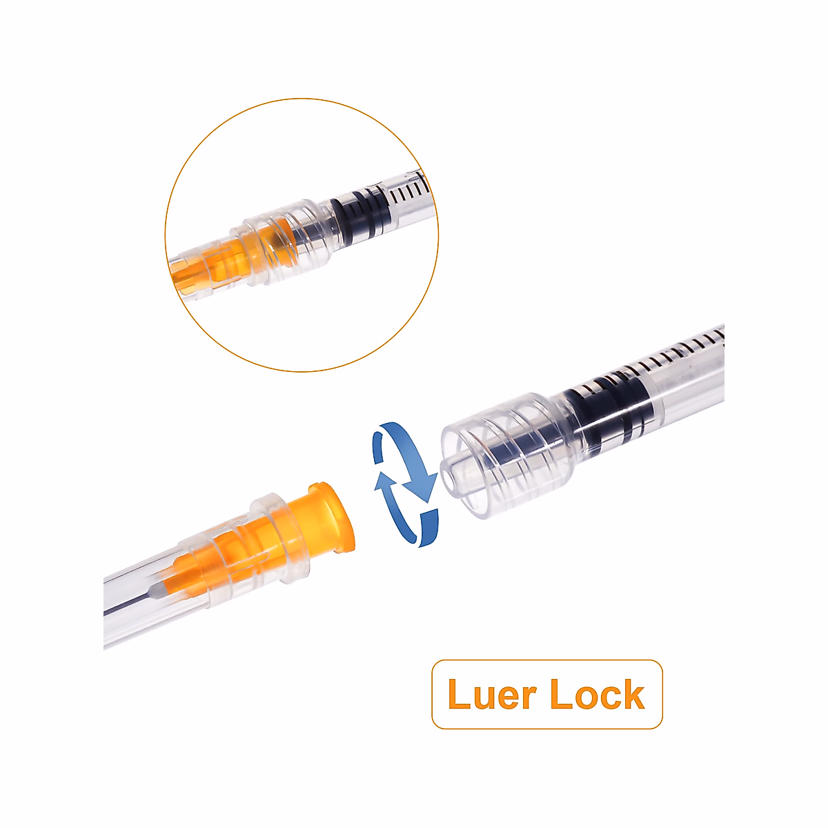 1ml with 25 Gauge 1 Inch, Lab Supplies for Industrial Scientific Labs, Liquid Measuring, Pack of 20