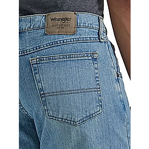 Wrangler Authentics Men's Classic 5-Pocket Relaxed Fit Flex Jean Bleached Denim Flex 46W x 30L