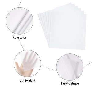 Simetufy 20 x 20 inch White Tissue Paper, 270 Sheets Tissue Paper for Gift Bags, Gift Tissue Paper for Hanukkah, Holidays, Birthdays, Weddings, Christmas and All Occasions