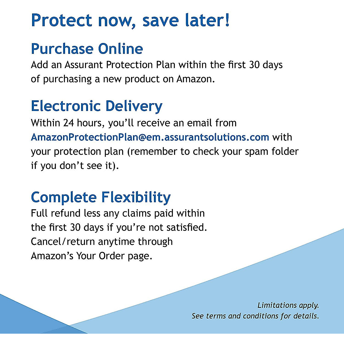 Assurant 3YR Artificial Pre-lit Tree Protection Plan $100-124