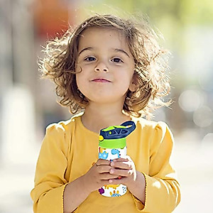 XccMe 12oz Kid Sippy Cup Replacement Lids,1 Pack Leak Proof Splash Resistant Silicone Suction Nozzle Lid,BPA Free.Inner Diameter:2.6IN(Blue)