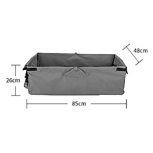 SH-gwtc High Capacity Folding Wagon Replacement Bag, Portable Garden Cart/Outdoor Wheel Barrow Replacement Bag/Trolley Replacement Bag L85xW48xH26cm 106L (Color : H)