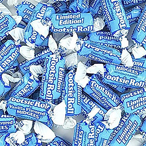 Tootsie Roll Vanilla Flavored Midgees, Limited Edition, (4) 16 Ounce Bags (Total 4 Pounds)
