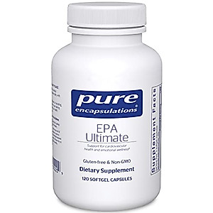 Pure Encapsulations EPA Ultimate | Eco-Friendly Supercritical CO2 Extracted EPA Fish Oil Concentrate | 120 Softgel Capsules