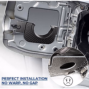 ISSYAUTO Gas Cap Holder Compatible with 2016-2023 Tacoma 3rd Gen Fuel Cap Holder, Black